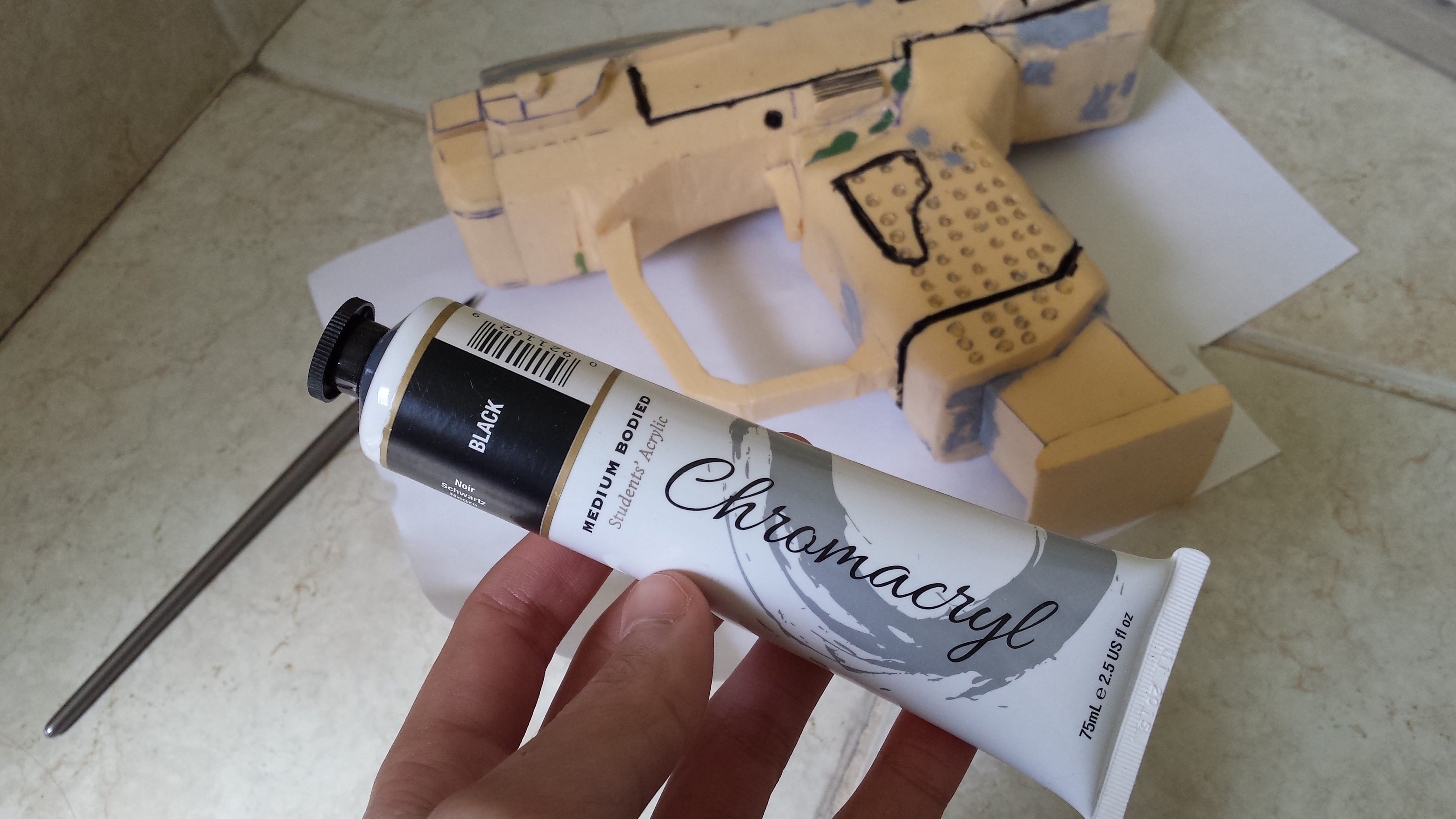 Props - Halo CE M6D Magnum Foam - Painting | Halo Costume and Prop ...