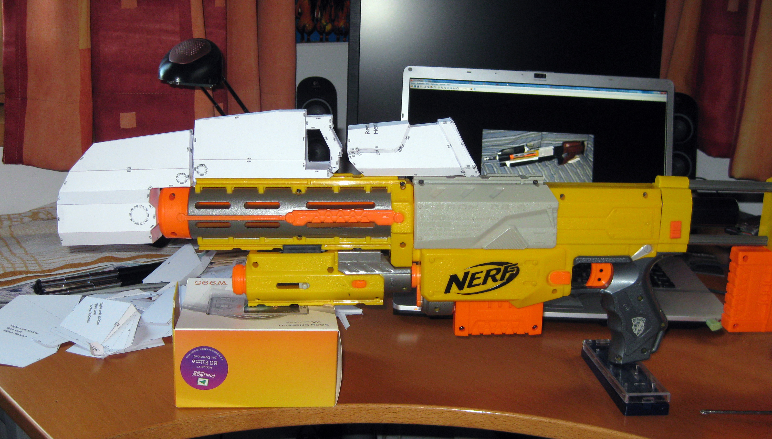 Reach Assault Rifle (Nerf-mod) WIP | Halo Costume and Prop Maker ...